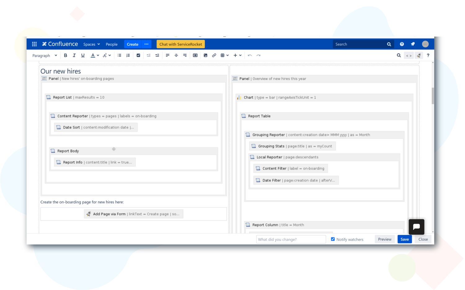 How to Easily Create a Team Homepage in Confluence